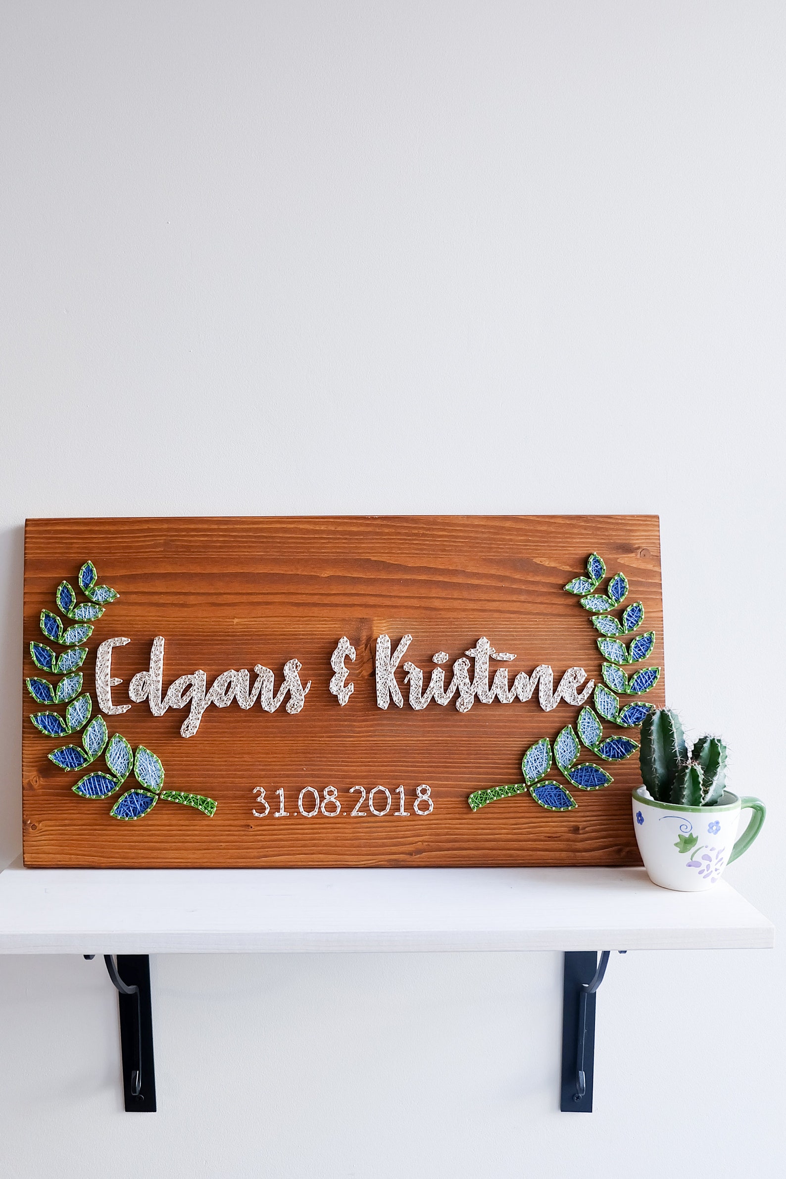 Wedding Sign Decor String Art Wedding Wall Sign Anniversary - Etsy