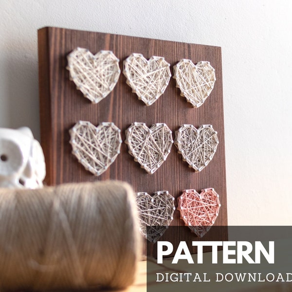 Heart String Art - Etsy