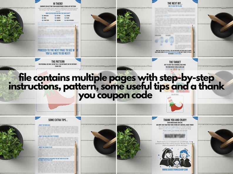 Pine Spruce Tree String Art Pattern Printable Pine Fir - Etsy