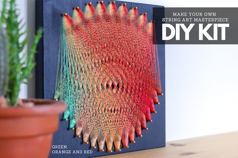 String Art Kit for Adults and Kids String Art Mandala Wall | Etsy