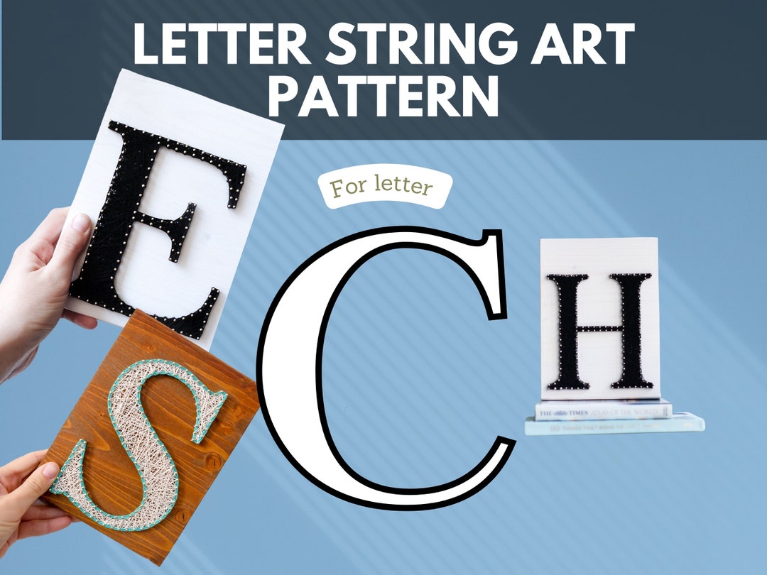 String Art Pattern Printable - Pattern, Template Tutorial for String ...