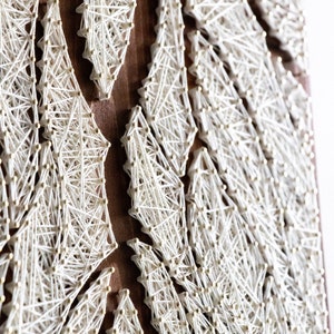 Tree Root String Art Silhouette Minimalist Wall Decoration, String Art ...
