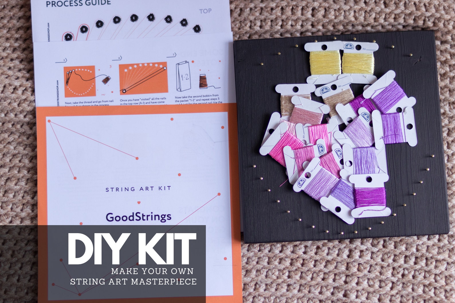 String Art Kit for Adults and Kids DIY String Art Mandala | Etsy