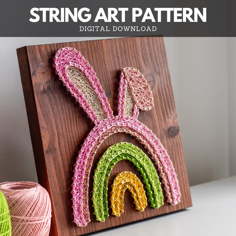 String Art Rainbow - Etsy