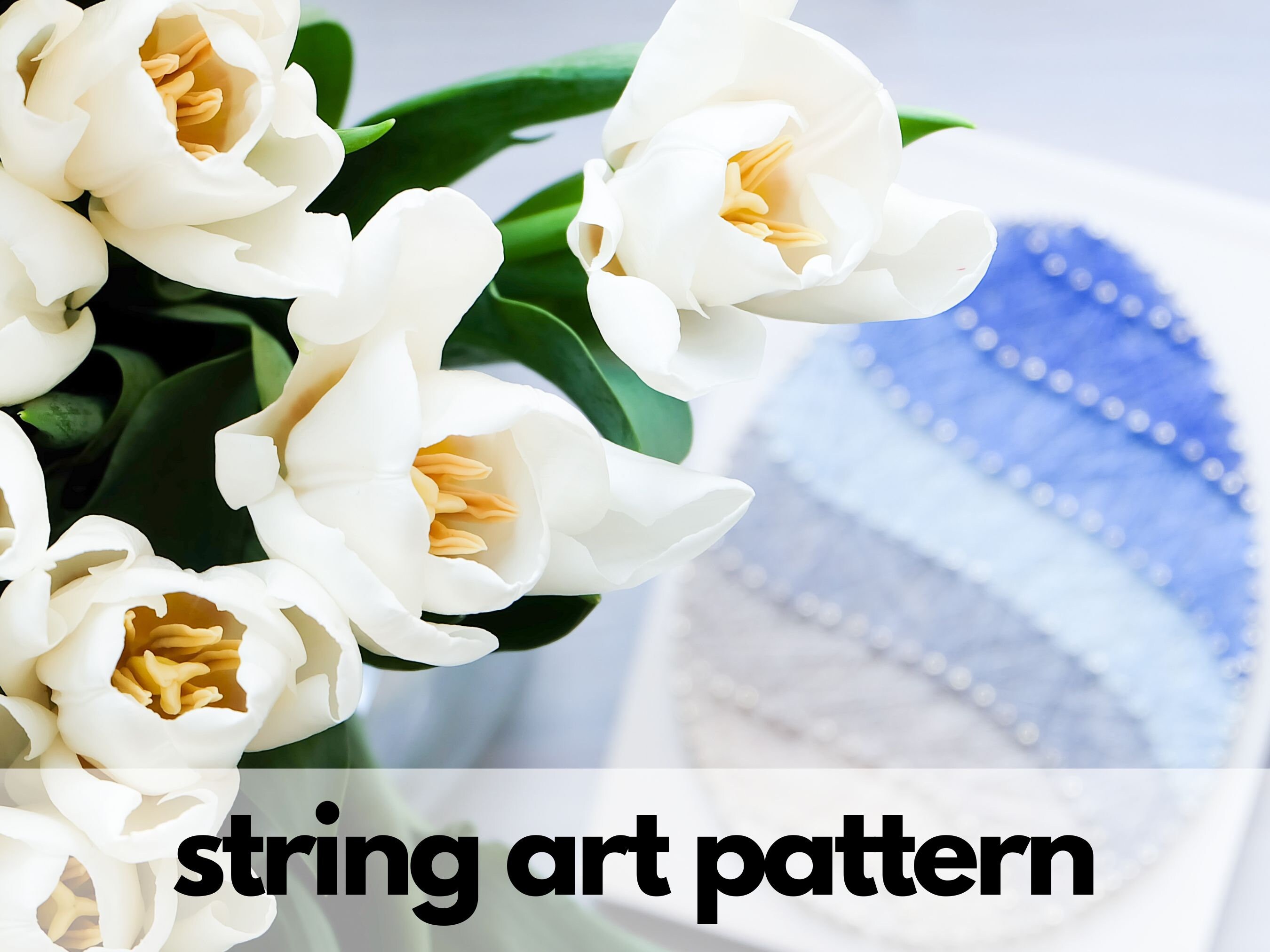 Easter Egg String Art Pattern Printable Easter Egg DIY - Etsy