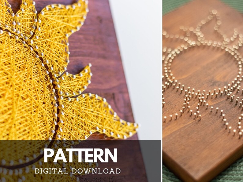Sun String Art Pattern With Instructions and Tips Celestial - Etsy
