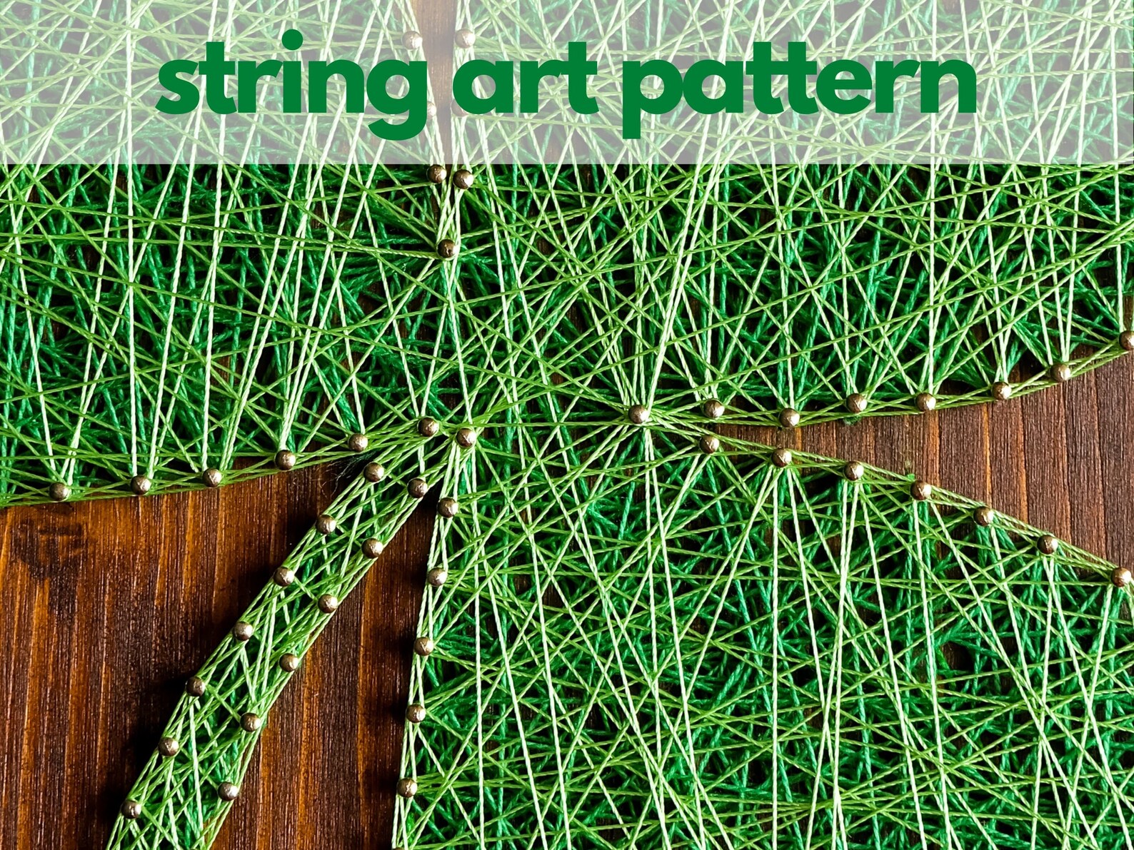 Shamrock String Art Pattern Printable St Patrick's Day - Etsy