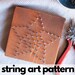 Star and Snowflake String Art Pattern Printable Star String Art Nail ...
