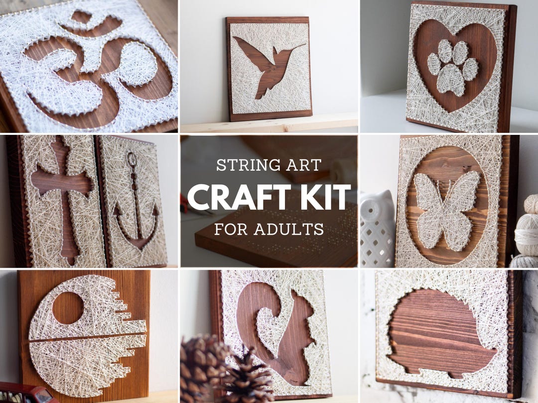 Craft Kit for Adults DIY String Art Adult Craft Kit Modern Do It ...