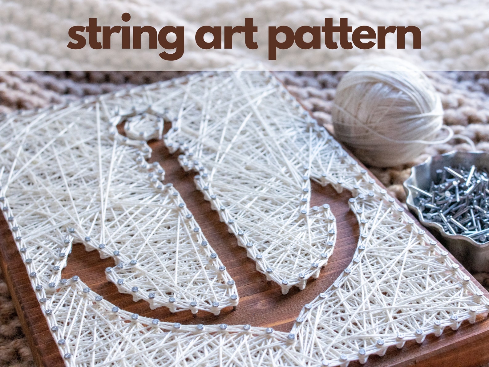 String Art Pattern Printable Nautical Biblical Anchor | Etsy