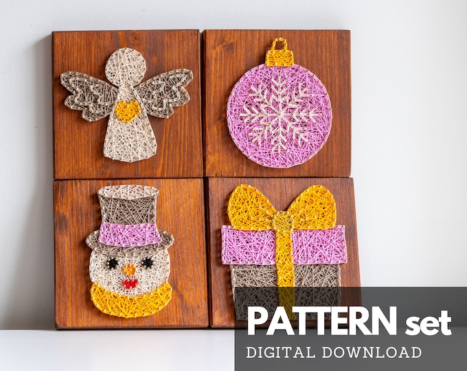 Reindeer String Art Patterns, DIY Reindeer String Art Template ...