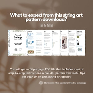 Rainbow String Art Pattern Printable - Rainbow DIY String Art Template ...