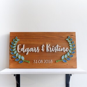 Wedding Sign Decor String Art Wedding Wall Sign Anniversary - Etsy