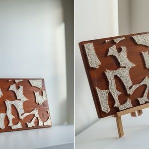 Butterfly Wall Art String Art Sign Abstract Reverse String Art Wall ...