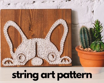Dog String Art Pattern - Etsy