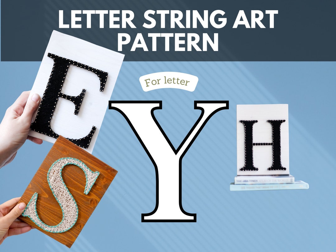 String Art Pattern Printable - Pattern, Template Tutorial for String ...