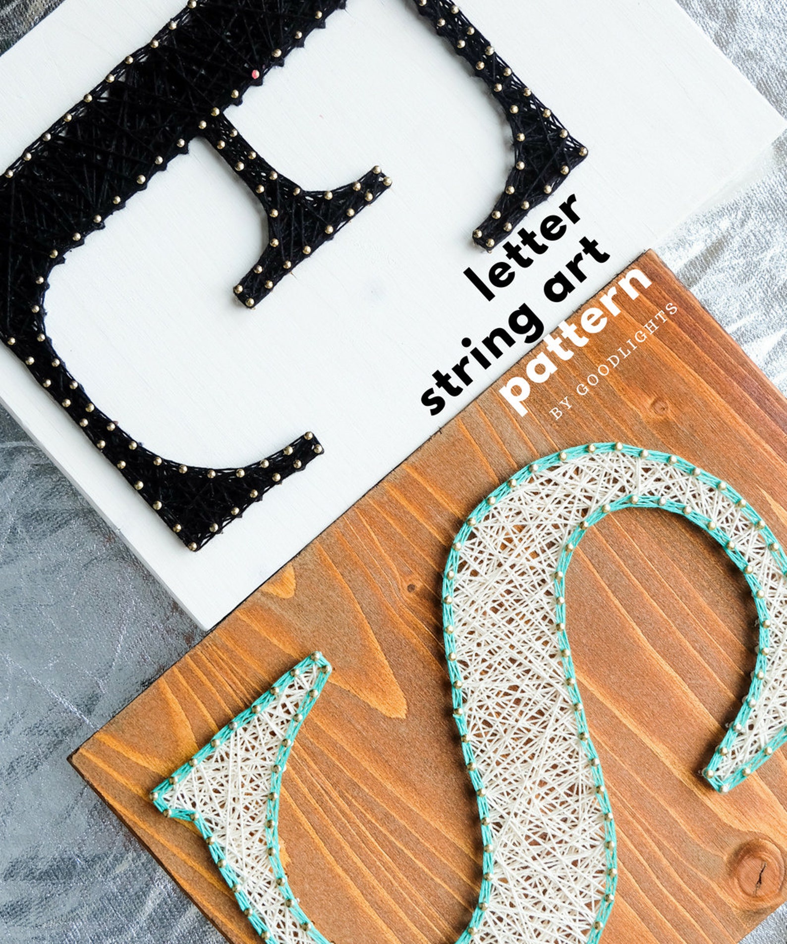 String Art Pattern Printable Pattern Template Tutorial for | Etsy