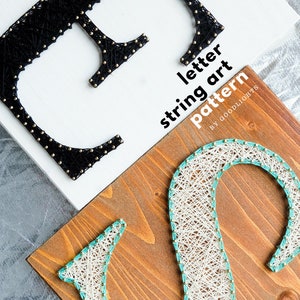 String Art Pattern Printable Pattern Template Tutorial for - Etsy