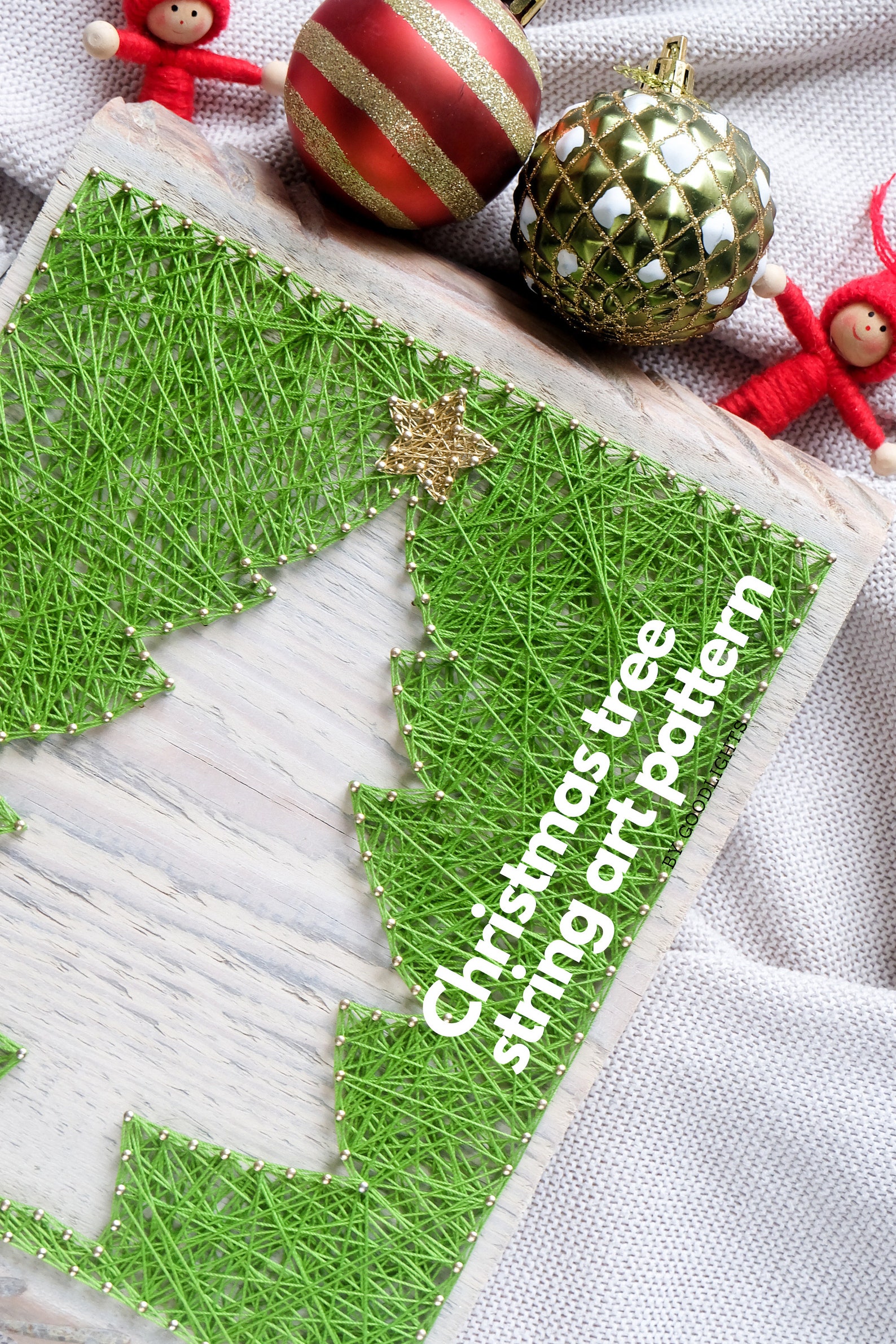 Christmas Tree String Art Pattern Printable Christmas Tree - Etsy