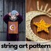 Sun Moon Star String Art Pattern With Instructions - Etsy
