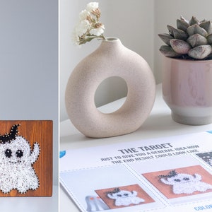 String Art Pattern for Cute Ghost Decor Digital Download - Etsy