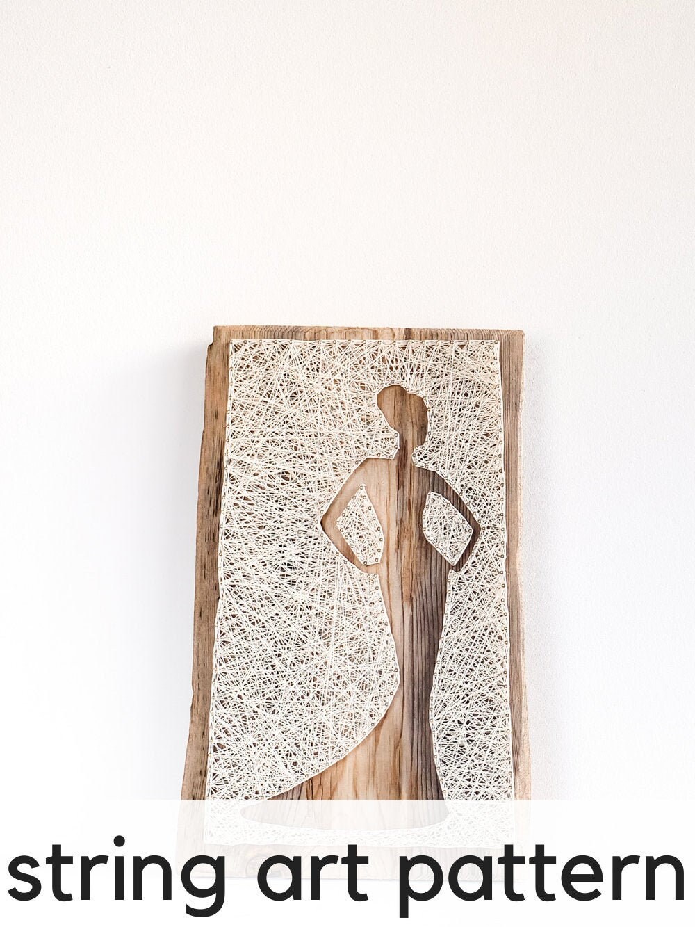 String Art Pattern Printable Lady Woman Silhouette DIY | Etsy