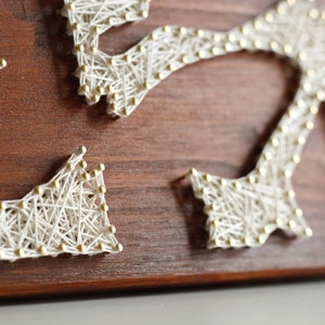 Butterfly Wall Art String Art Sign Abstract Reverse String Art Wall ...