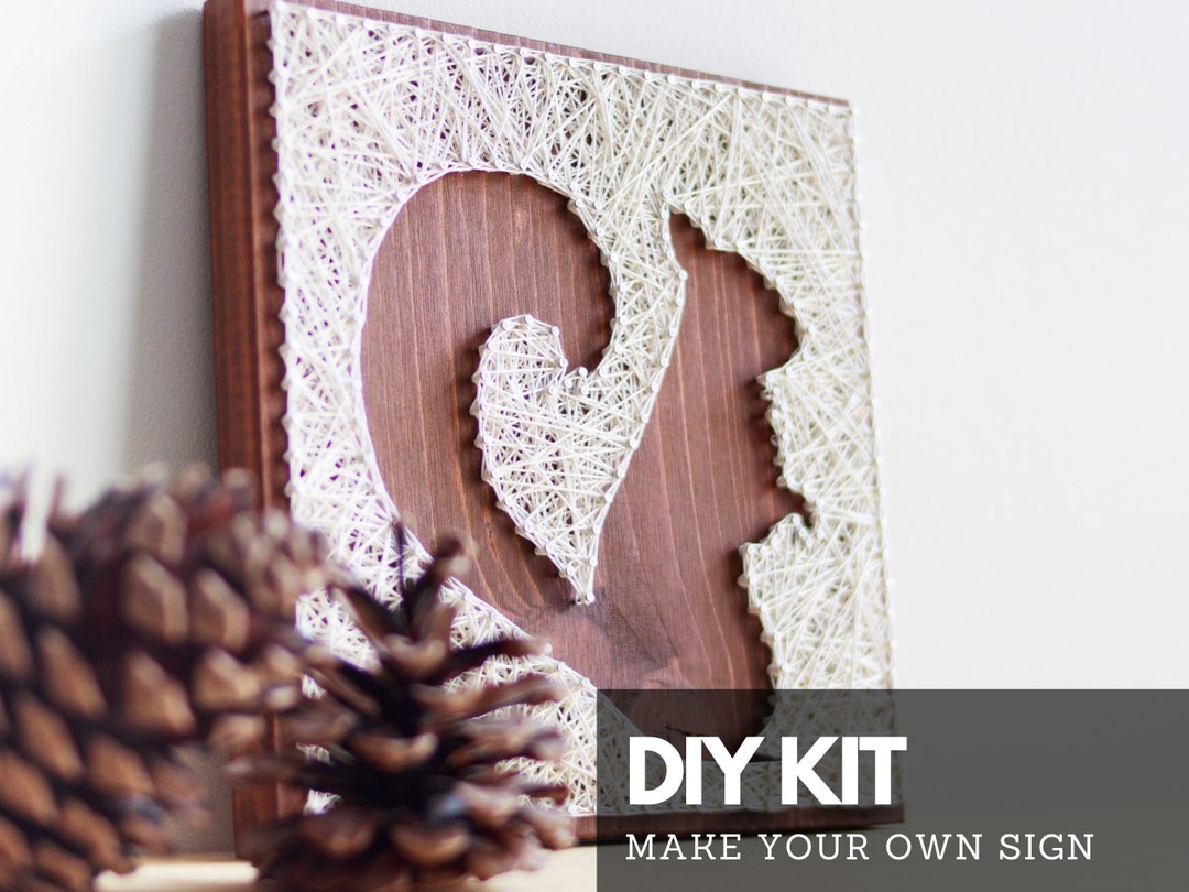 Squirrel String Art Do It Yourself Craft Kit for Adults - Etsy