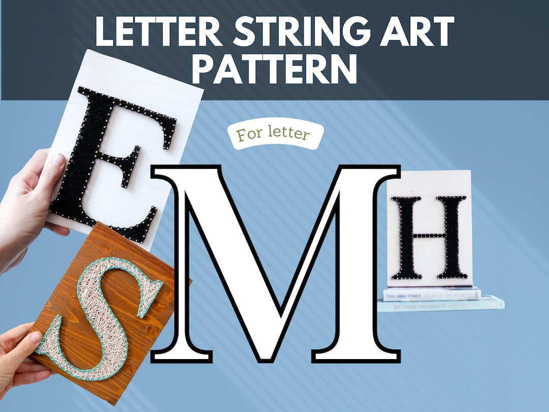 String Art Pattern Printable - Pattern, Template Tutorial for String ...