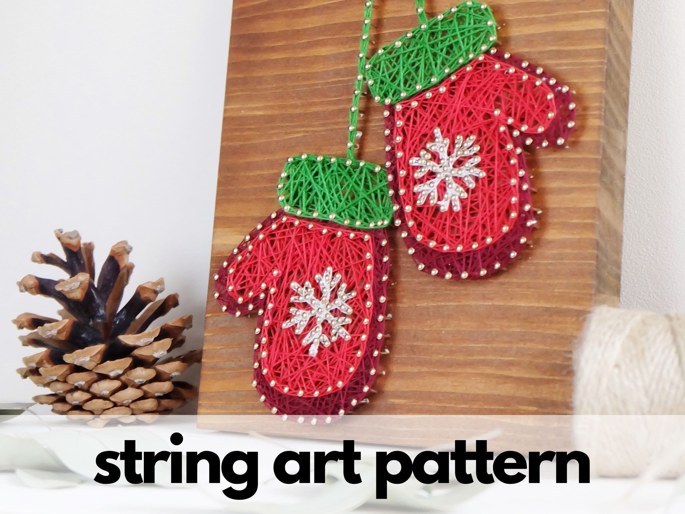 String Art Mittens