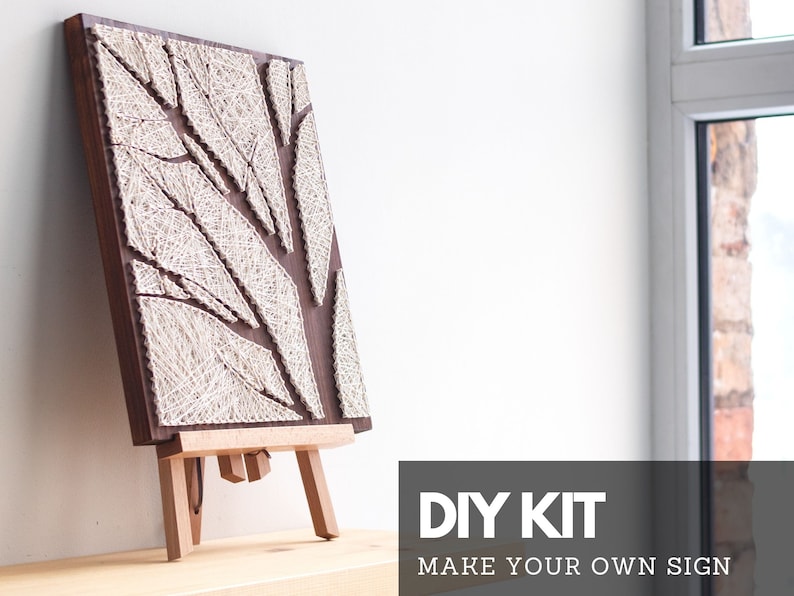 String Art Kit for Adults – Tree Silhouette DIY Craft Kit - Etsy