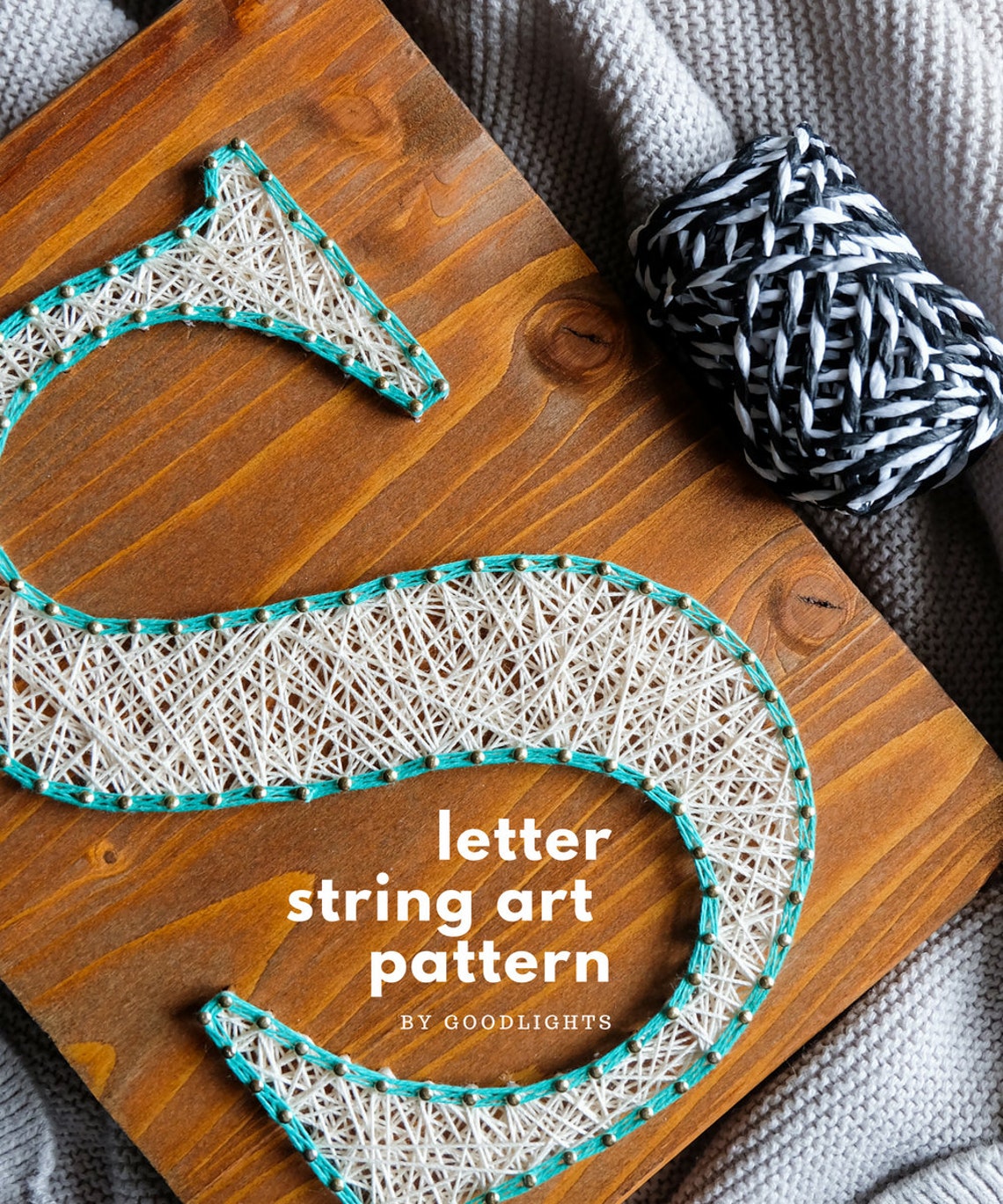 String Art Pattern Printable Pattern Template Tutorial for | Etsy