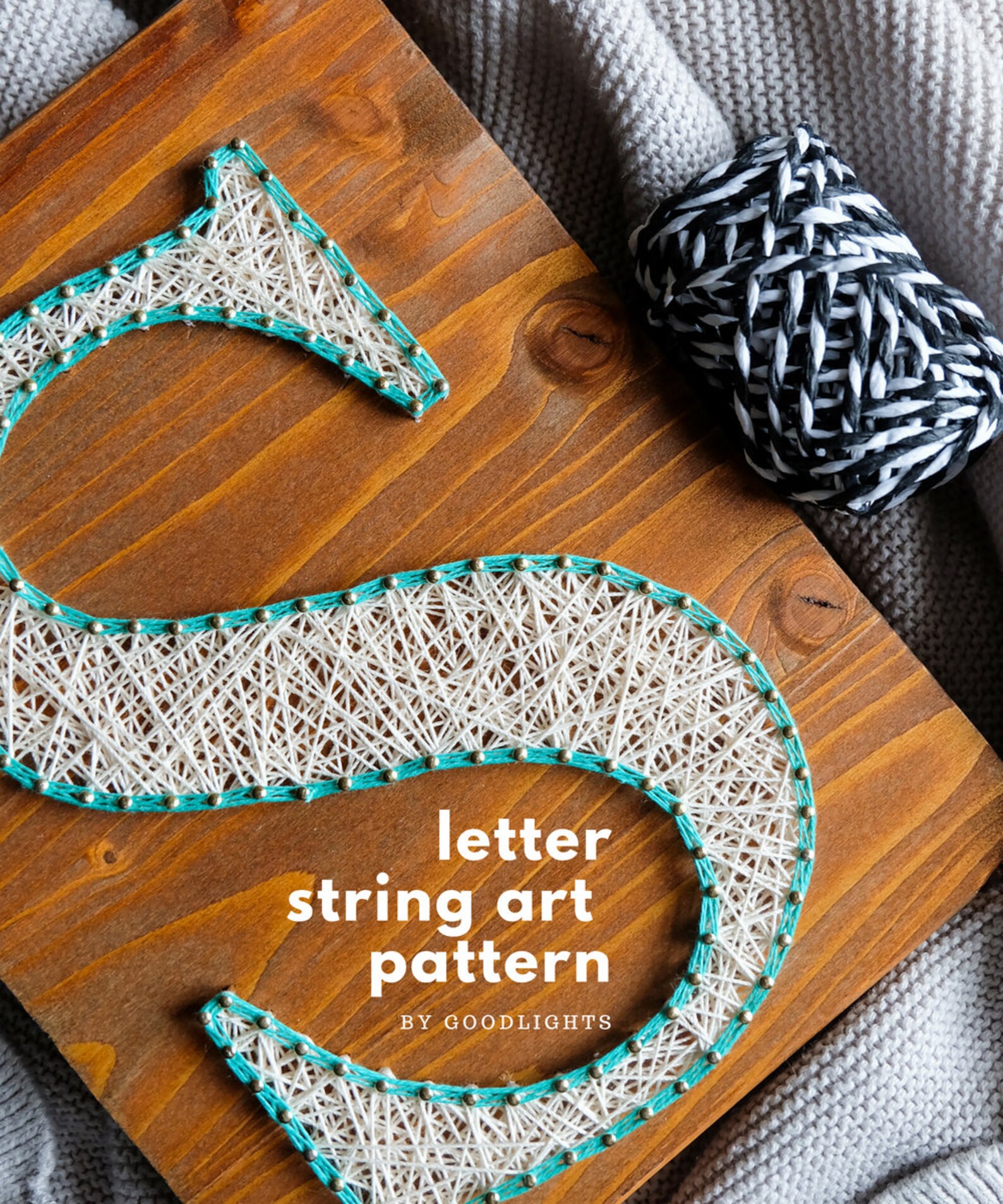 String Art Pattern Printable Pattern Template Tutorial for - Etsy