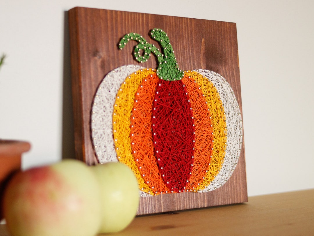 Pumpkin String Art Fall String Art Pumpkin Decor Pumpkin - Etsy