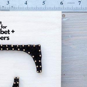 String Art Pattern Printable DIY Full Alphabet and Numbers String Art ...