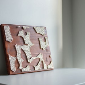 Butterfly Wall Art String Art Sign Abstract Reverse String Art Wall ...