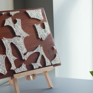 Butterfly Wall Art String Art Sign Abstract Reverse String Art Wall ...