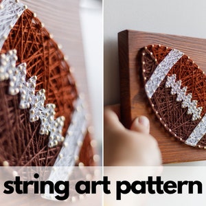 String Art Pattern - American Football String Art Pattern for Kids and ...