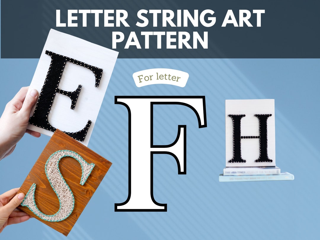 String Art Pattern Printable - Pattern, Template Tutorial for String ...