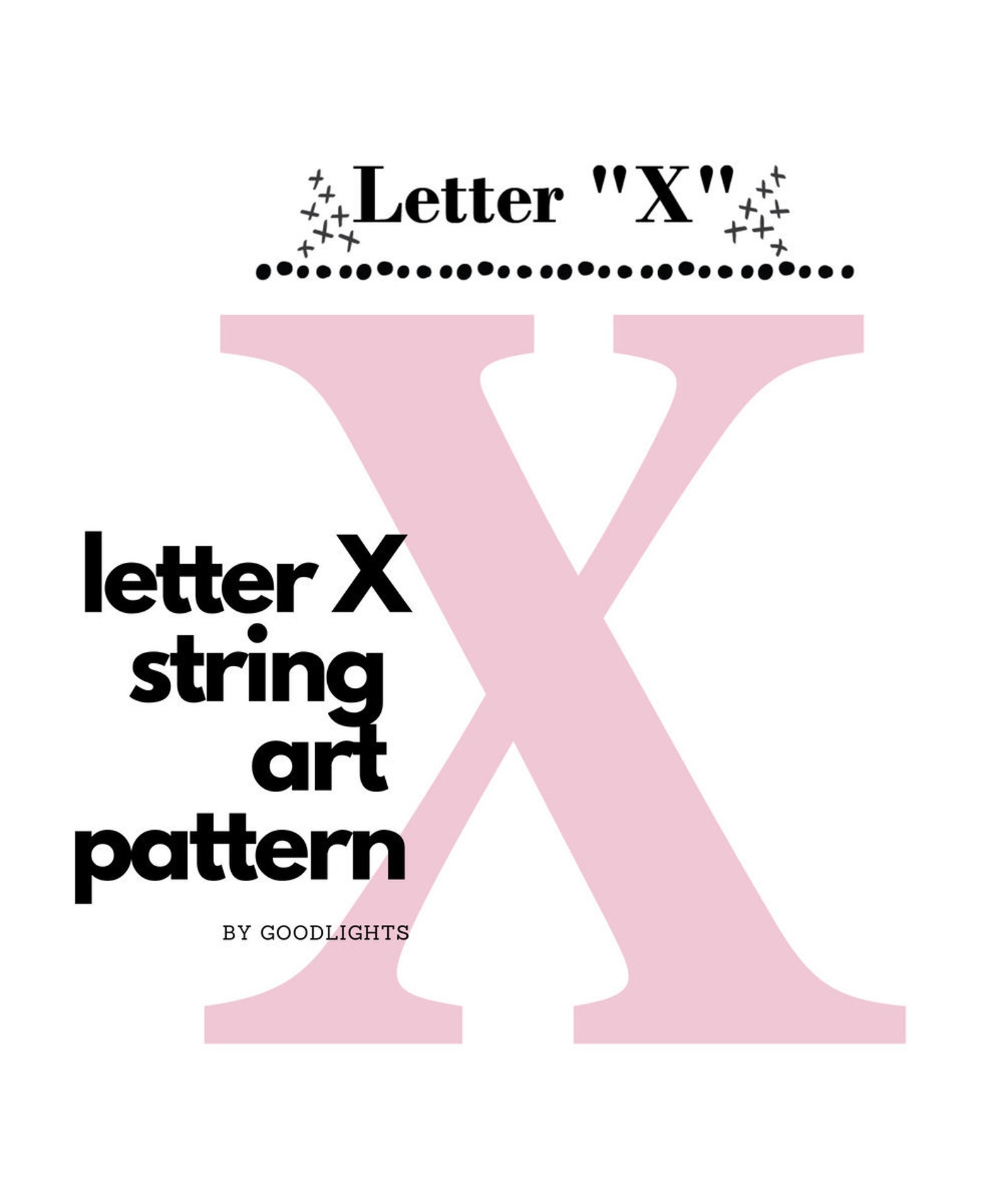 String Art Pattern Printable Pattern Template Tutorial for - Etsy