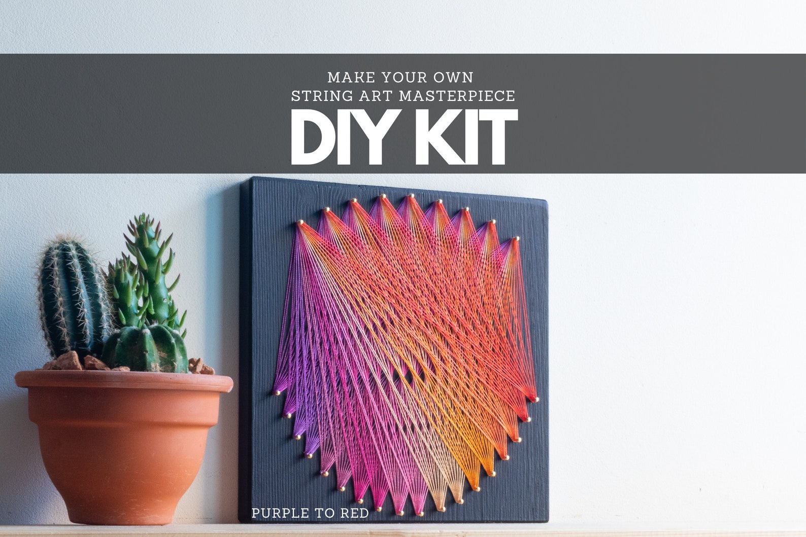 String Art Kit for Adults and Kids String Art Mandala Wall | Etsy