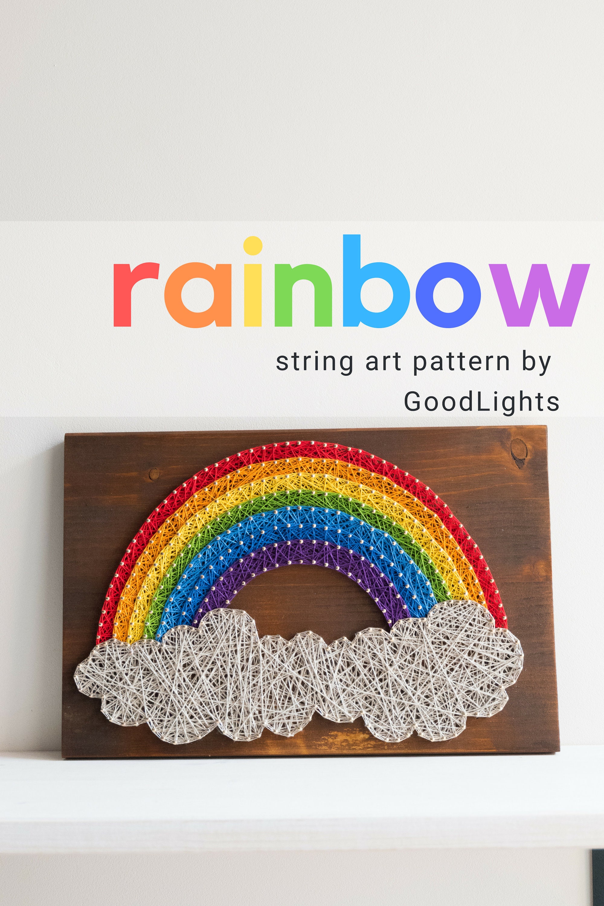 Rainbow String Art