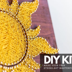 Sun String Art Do It Yourself Craft Kit for Adults - Etsy