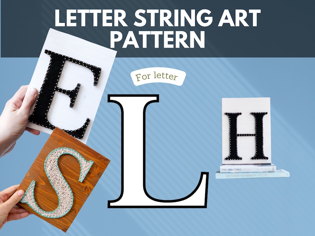 String Art Pattern Printable - Pattern, Template Tutorial for String ...