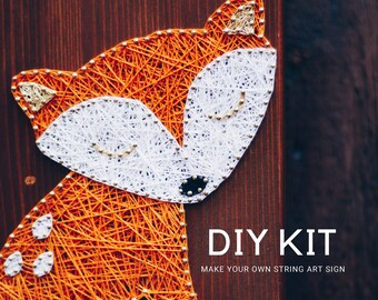 Fox String Art | Etsy