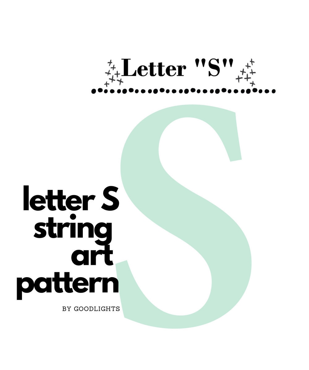 String art pattern printable pattern template tutorial for | Etsy