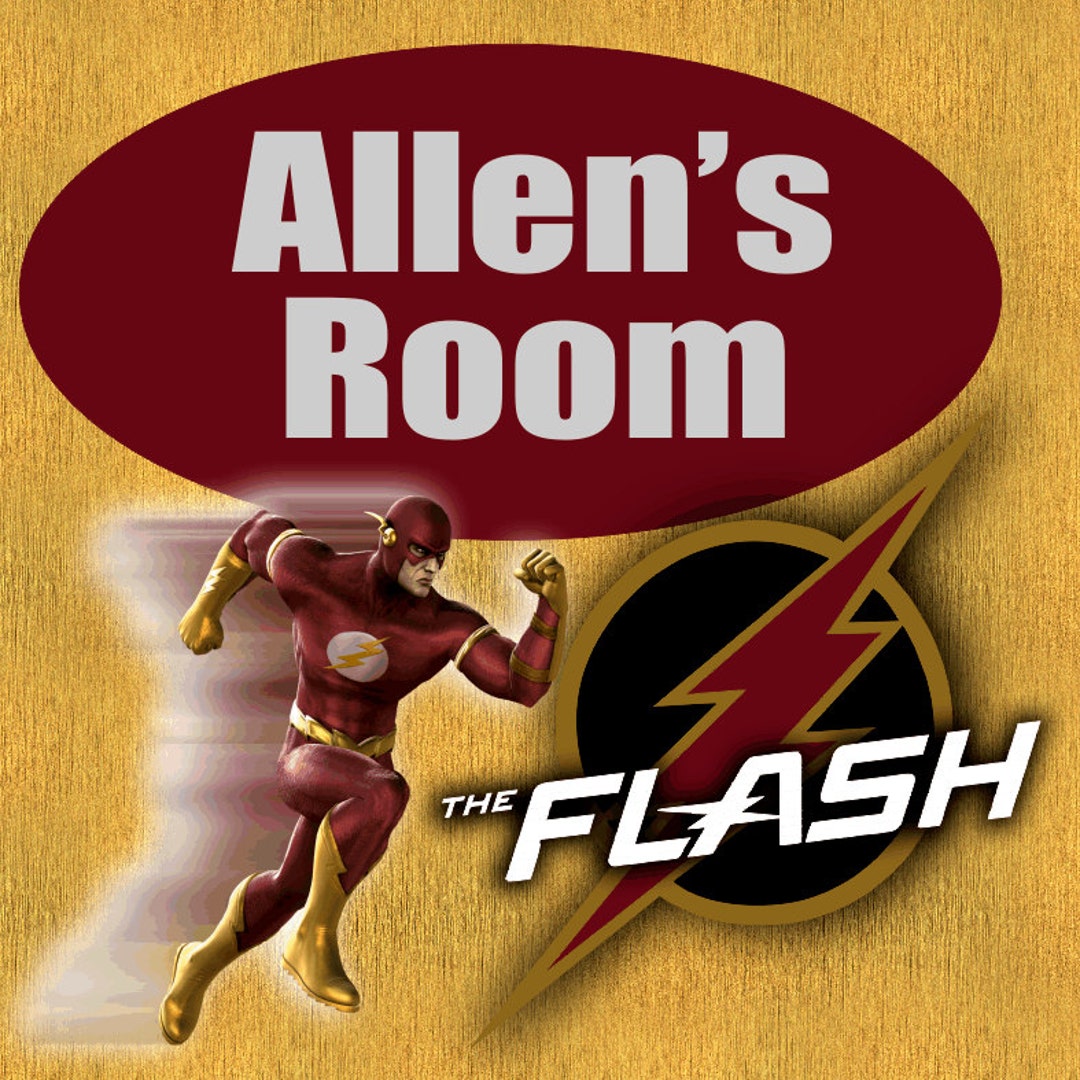 The Flash Room Sign or Door Sign add Name FREE SHIPPING 2 - Etsy
