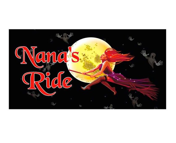 Nana License Platewitch License Plate / Add a Name Free | Etsy