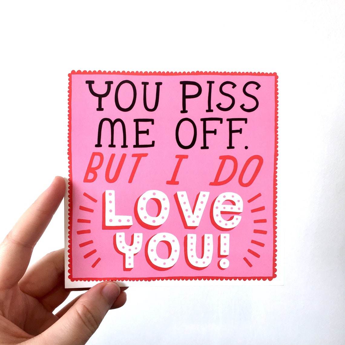 Funny Valentines Card, Cheeky Valentines Card, Rude Valentines Card ...