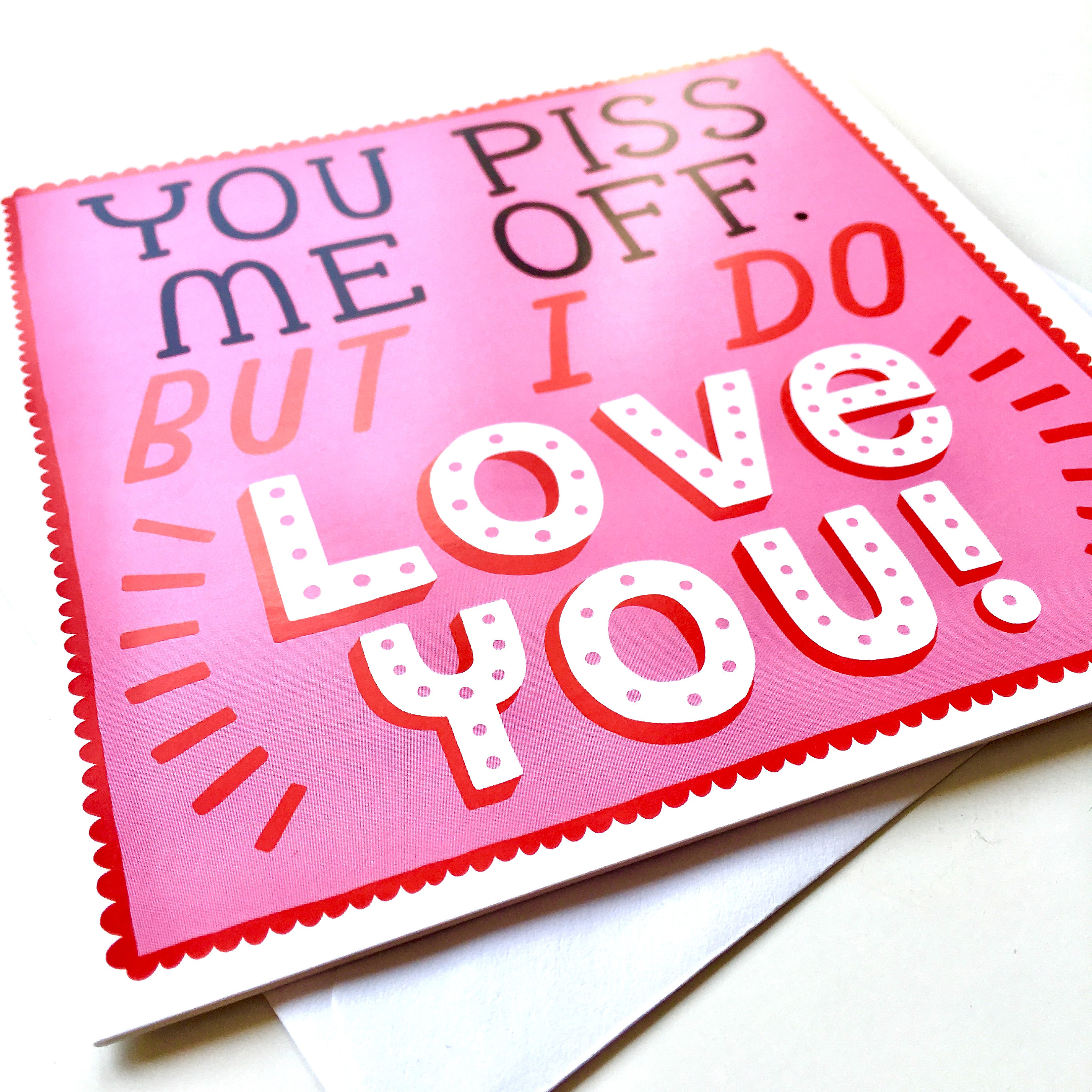 Funny Valentines Card, Cheeky Valentines Card, Rude Valentines Card ...